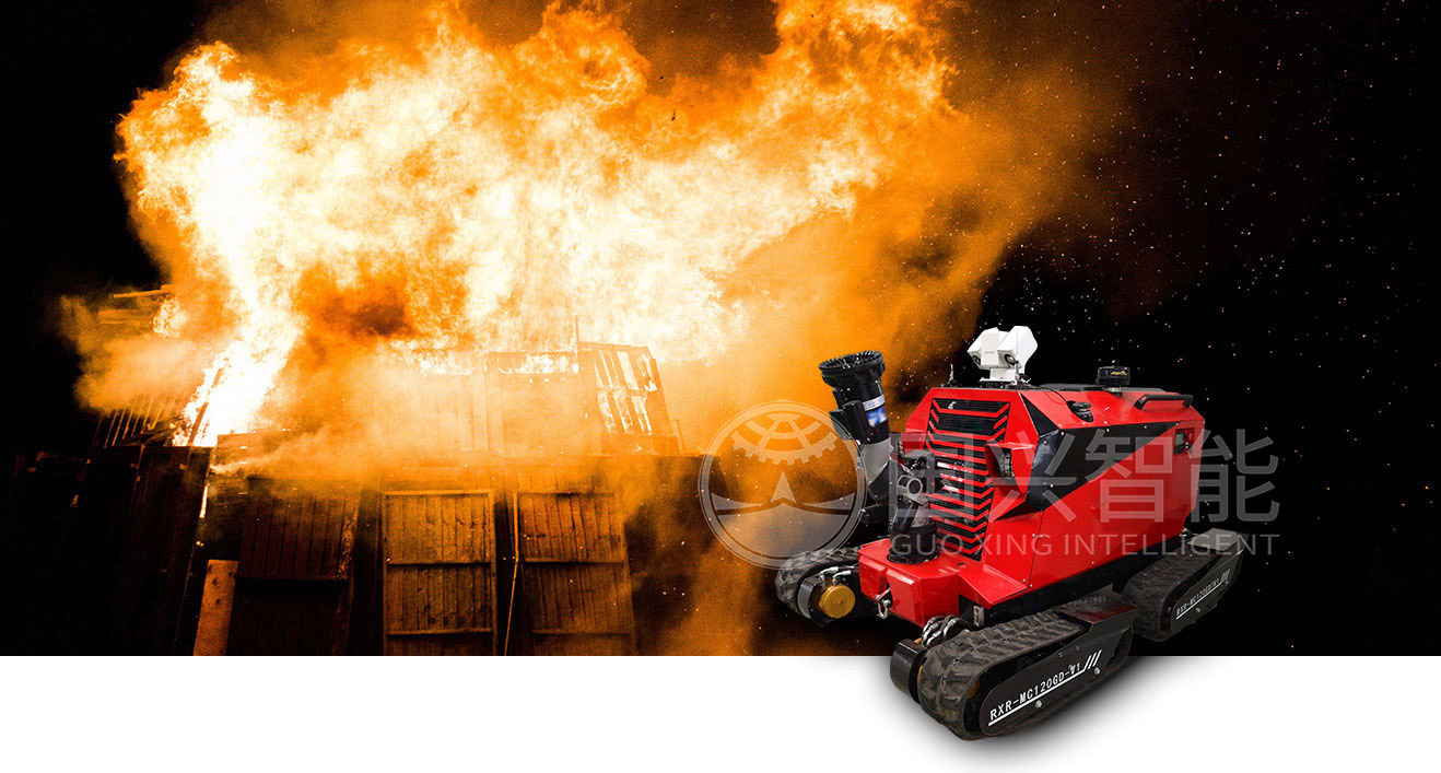 New Firefighting Equipment Fire Extinguishing Robot from China ...
