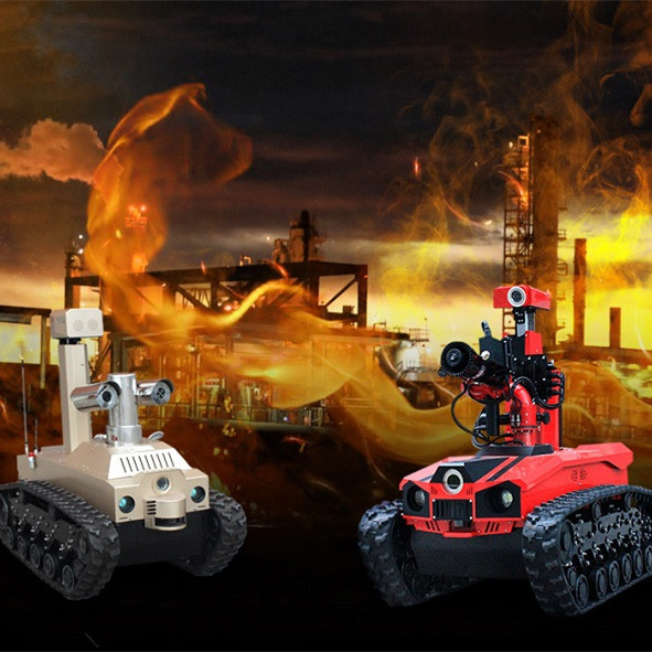 Firefighter Robot Battery Intelligent Driven Remote Control Robotics ...