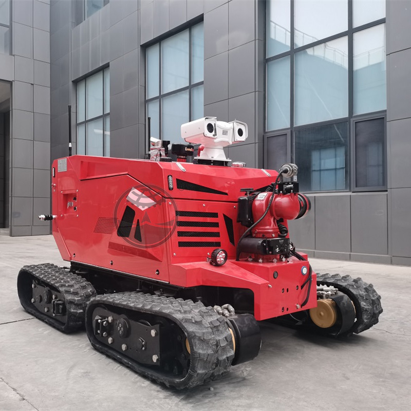 UGV Remote Control with Gas Detector Cannon Fire Fighting Robot from ...