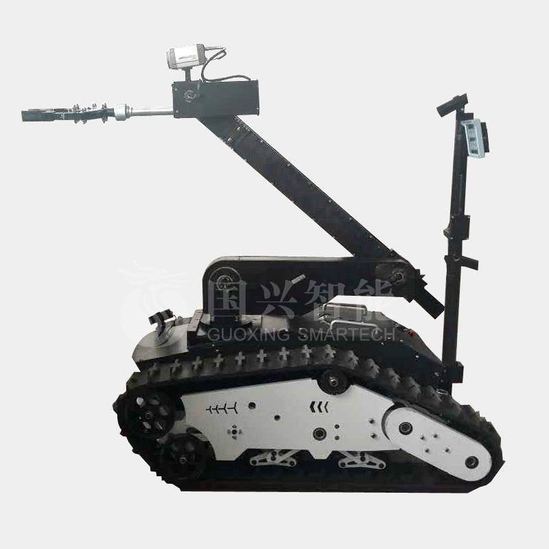 880T Electric Rubber Tracked Vehicle Chassis Stair Climbing Crawler ...