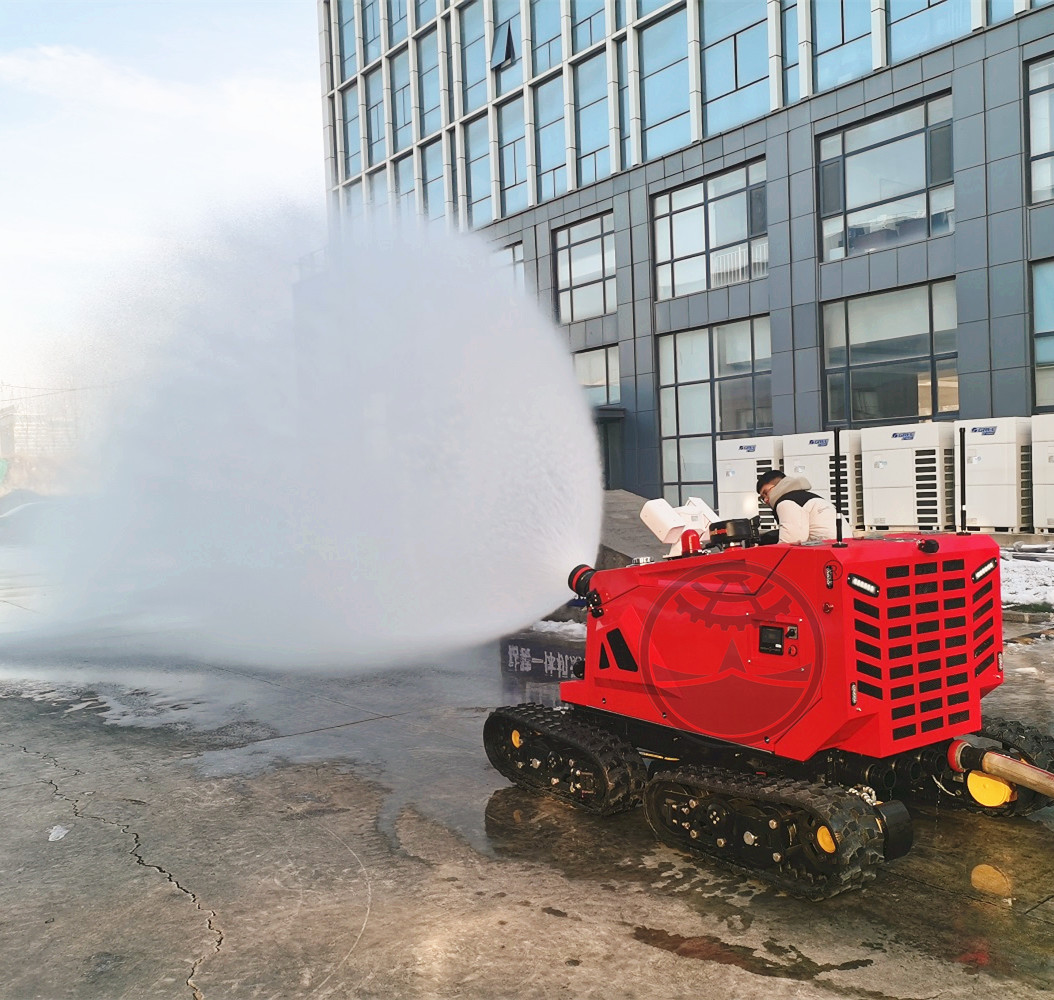UGV Remote Control with Gas Detector Cannon Fire Fighting Robot from ...